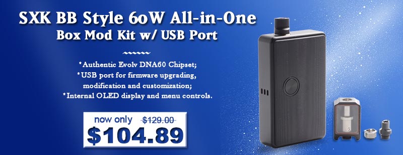 SX Mini M-Class 60W Style Temp Control Box Mod Unboxing and Instruction